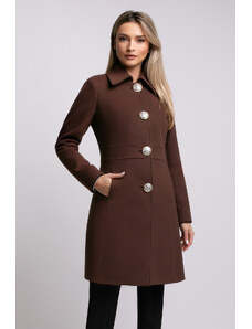 Paltoane Sentierri, maro, fără glugă - GLAMI.ro