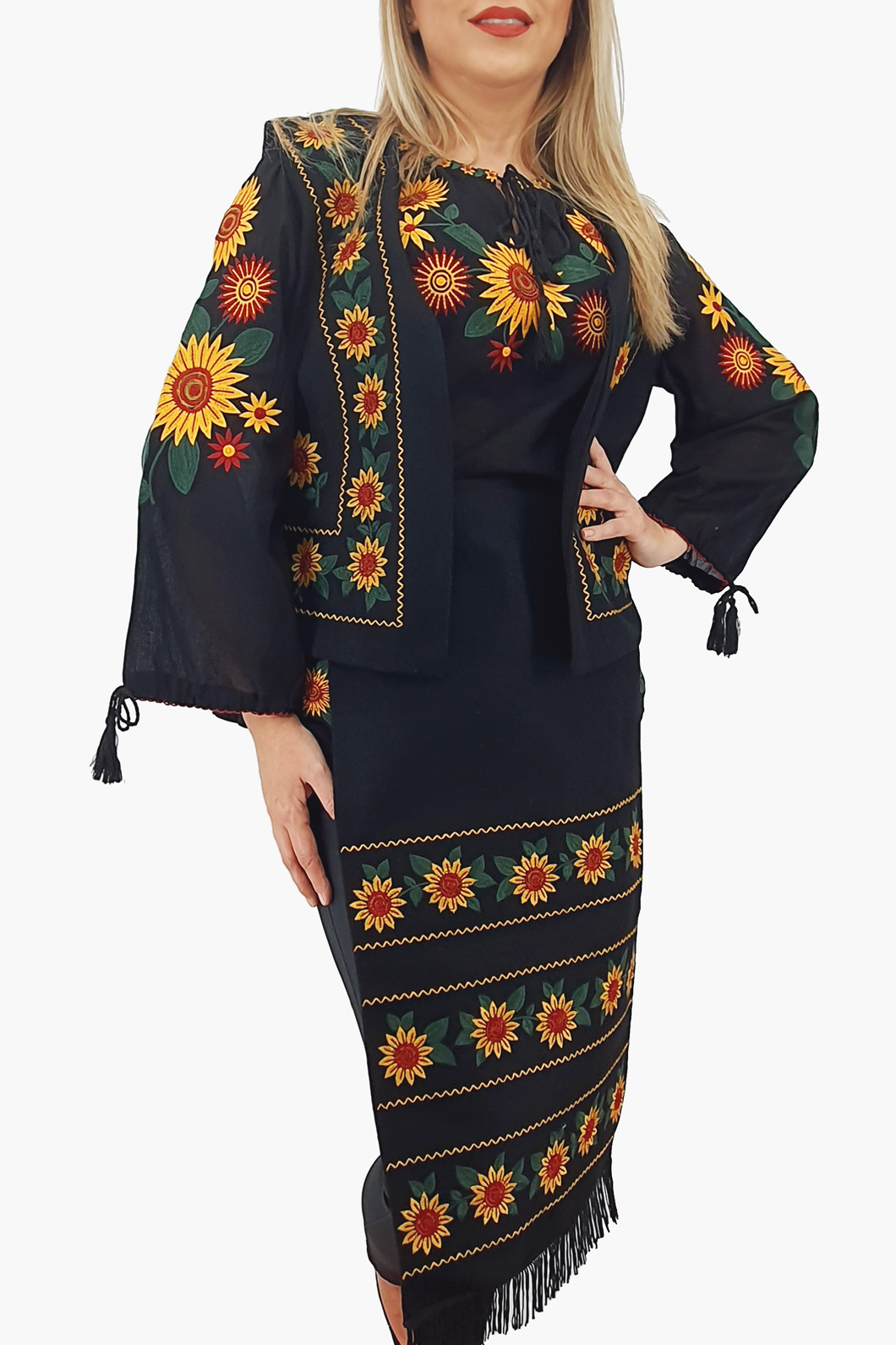 Magazin Traditional Costum Traditional - IE Vesta si 2 Fote brodate cu ...