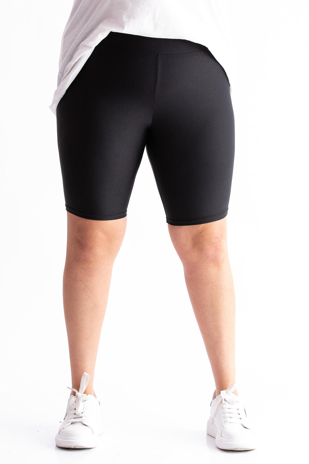 Haine de vis Colanti dama marimi mari negru model scurt - GLAMI.ro