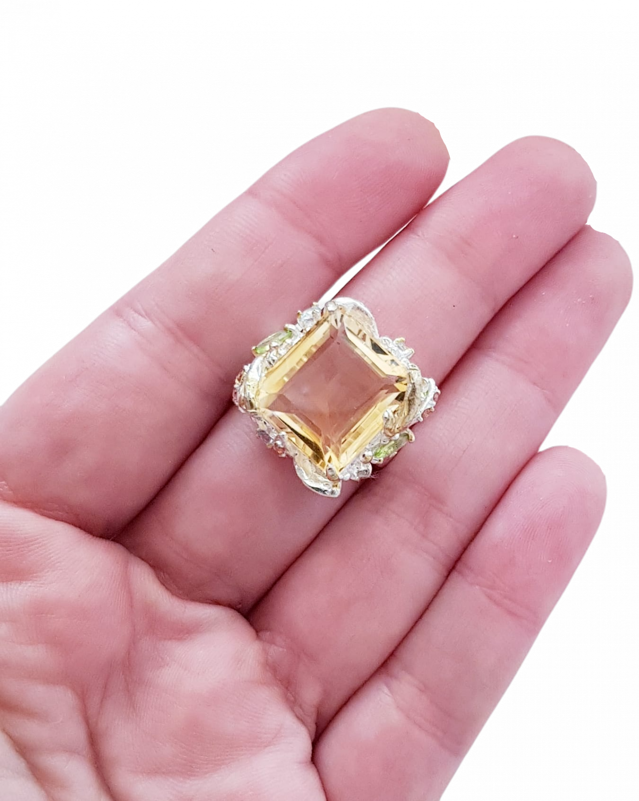 Frumoasa Venetiana Inel argint citrin - GLAMI.ro