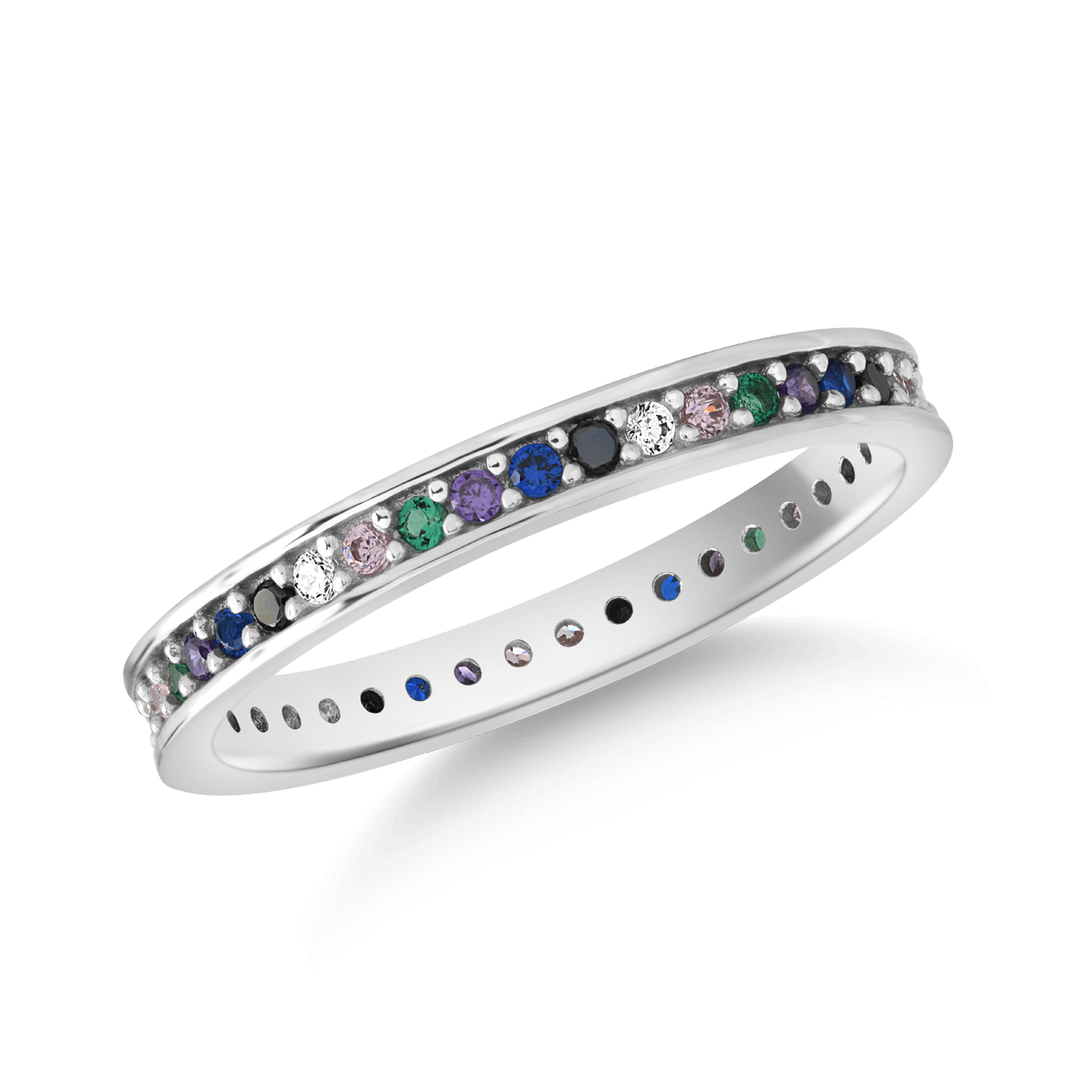 TEILOR Inel infinity din aur alb de 14K - GLAMI.ro