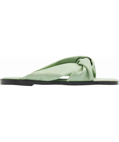 Papuci, șlapi și saboți femei de culoare verde mentol din magazinul ...