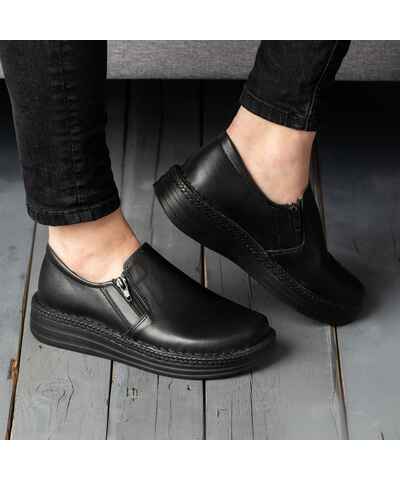 Pantofi smart-casual Dr. Calm, din piele, cu toc ortopedic | 20 ...