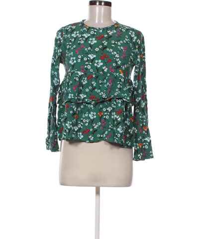 Bluze și cămăși femei Zara Trafaluc, cu model floral, cu mâneci lungi ...