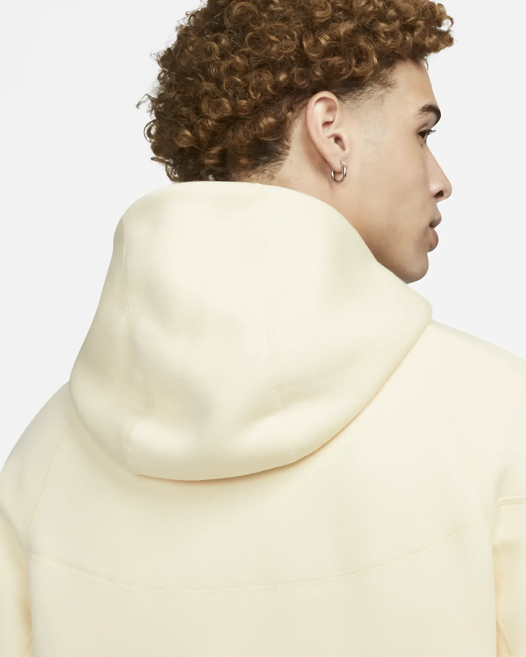 Hanorac Nike Sportswear Tech Fleece Windrunner Coconut Milk - GLAMI.ro