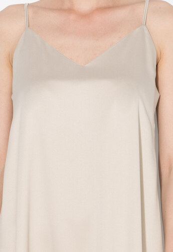 Zee Lane Collection Rochie tip furou bej de satin - GLAMI.ro