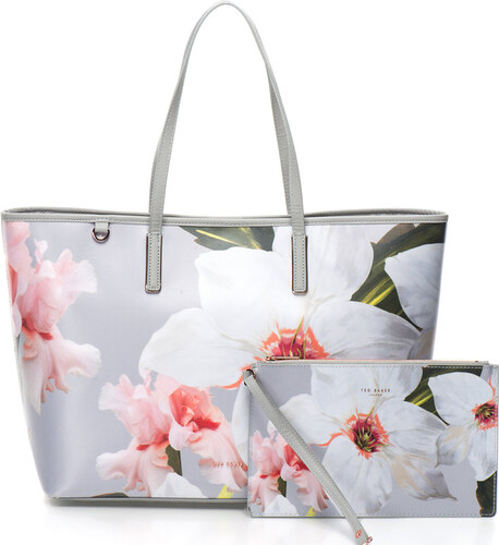 Ted Baker Geanta shopper mare de piele sintetica cu model floral Cecie ...