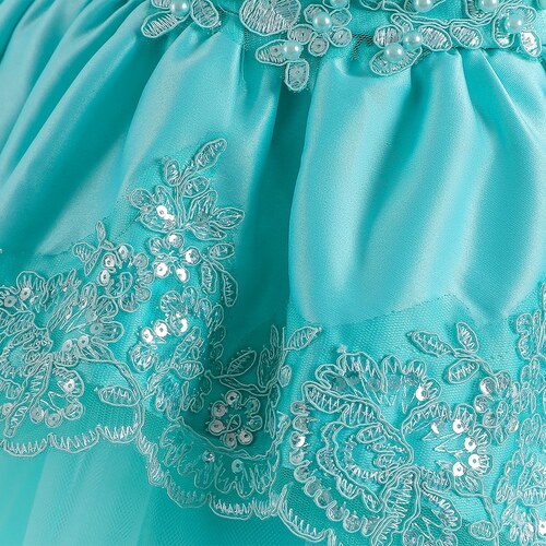 DARIA BABY STORE Rochita Contessa verde 3-12 ani - GLAMI.ro