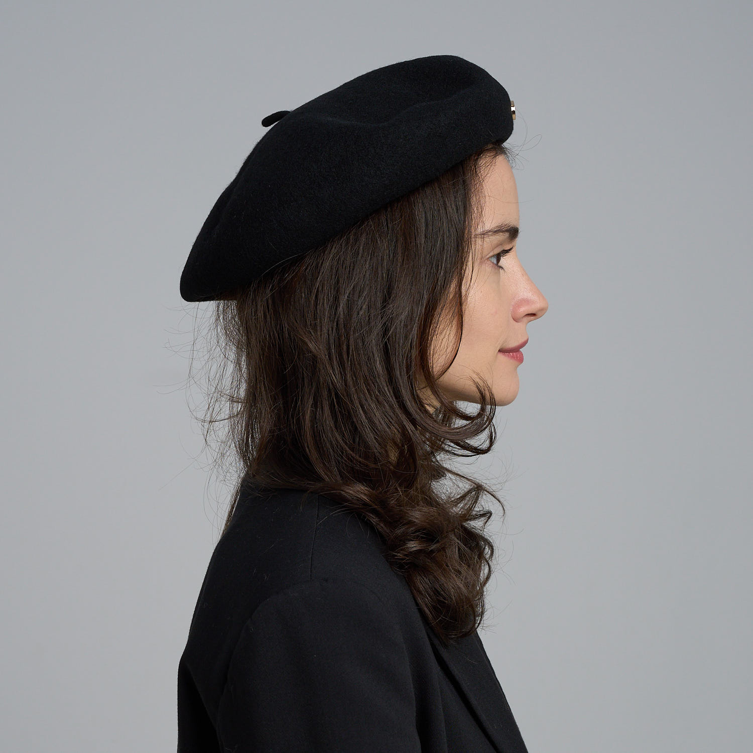 Diana & Co Basca Din Lana Neagra - GLAMI.ro