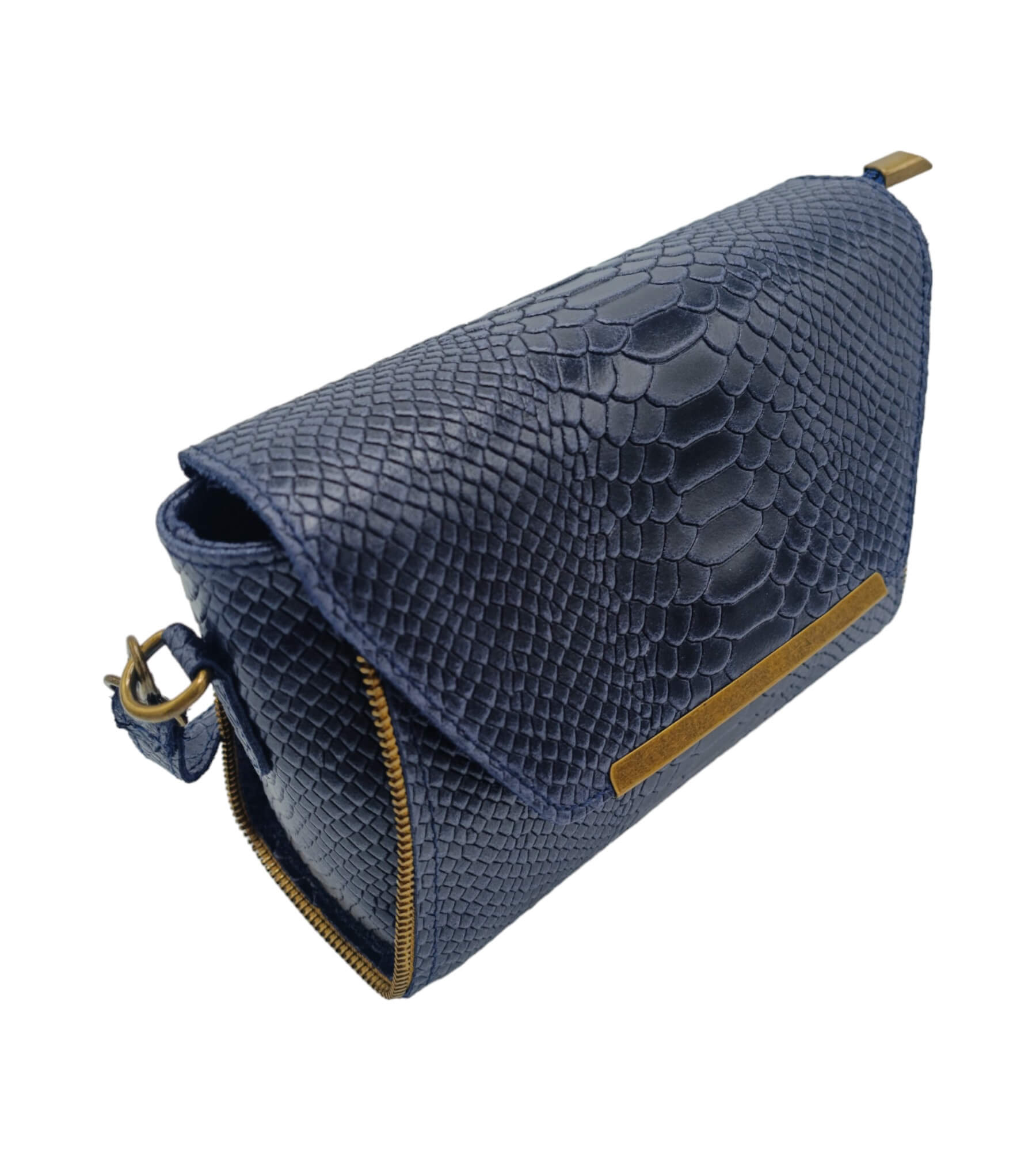 EVoStyle Geantă Belle Monique TR18, Piele Naturala Italia, Culoare Bleumarin - GLAMI.ro