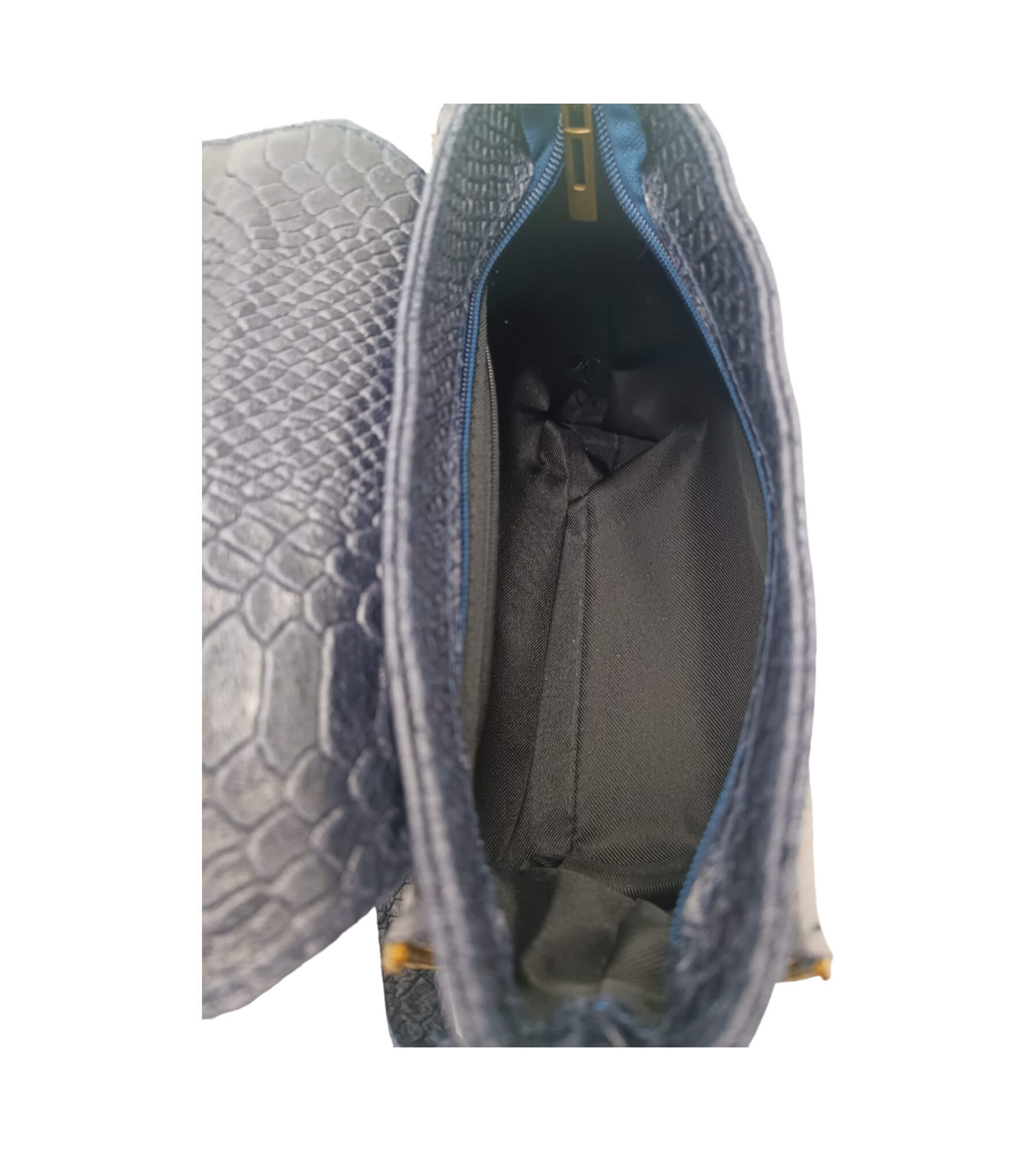 EVoStyle Geantă Belle Monique TR18, Piele Naturala Italia, Culoare Bleumarin - GLAMI.ro