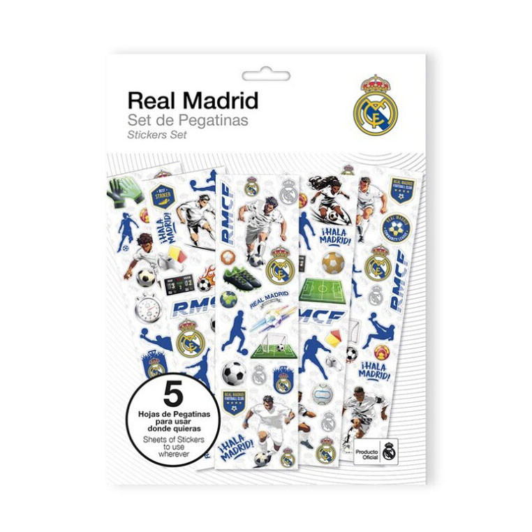 Real Madrid Emblem set de autocolante 5 coli - GLAMI.ro