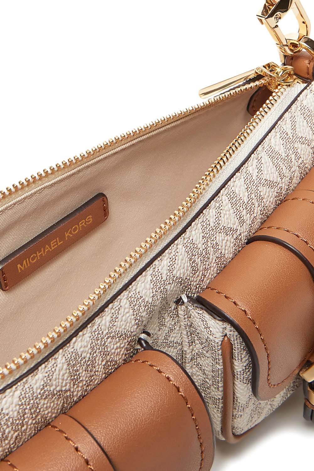 MICHAEL KORS Geantă mică Sm Conv Pouchette 32S5GZCU1B 149 vanilla/acrn ...