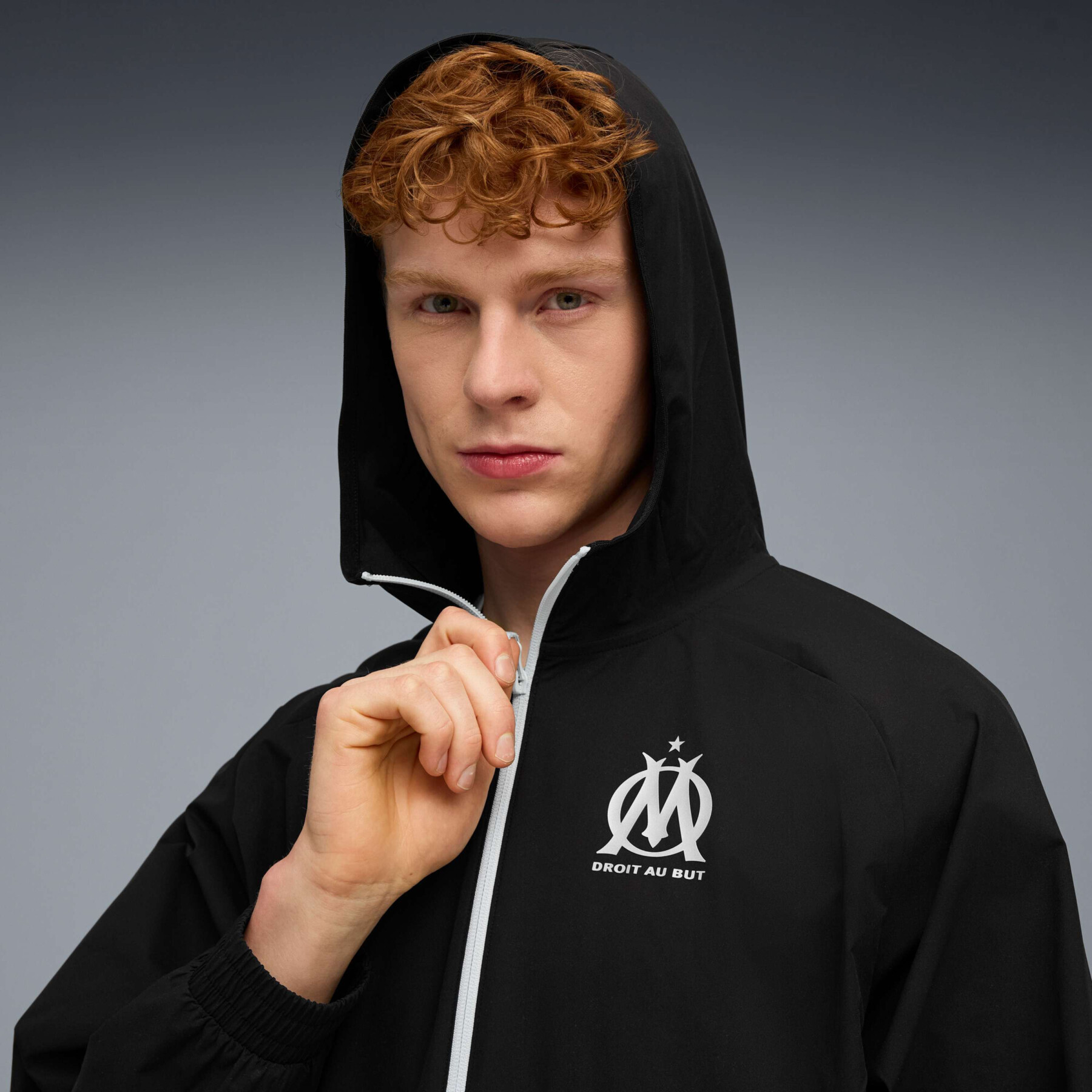 Jacheta cu gluga Puma OM TECH Woven Jacket 2025/26 781568-35 XL - GLAMI.ro