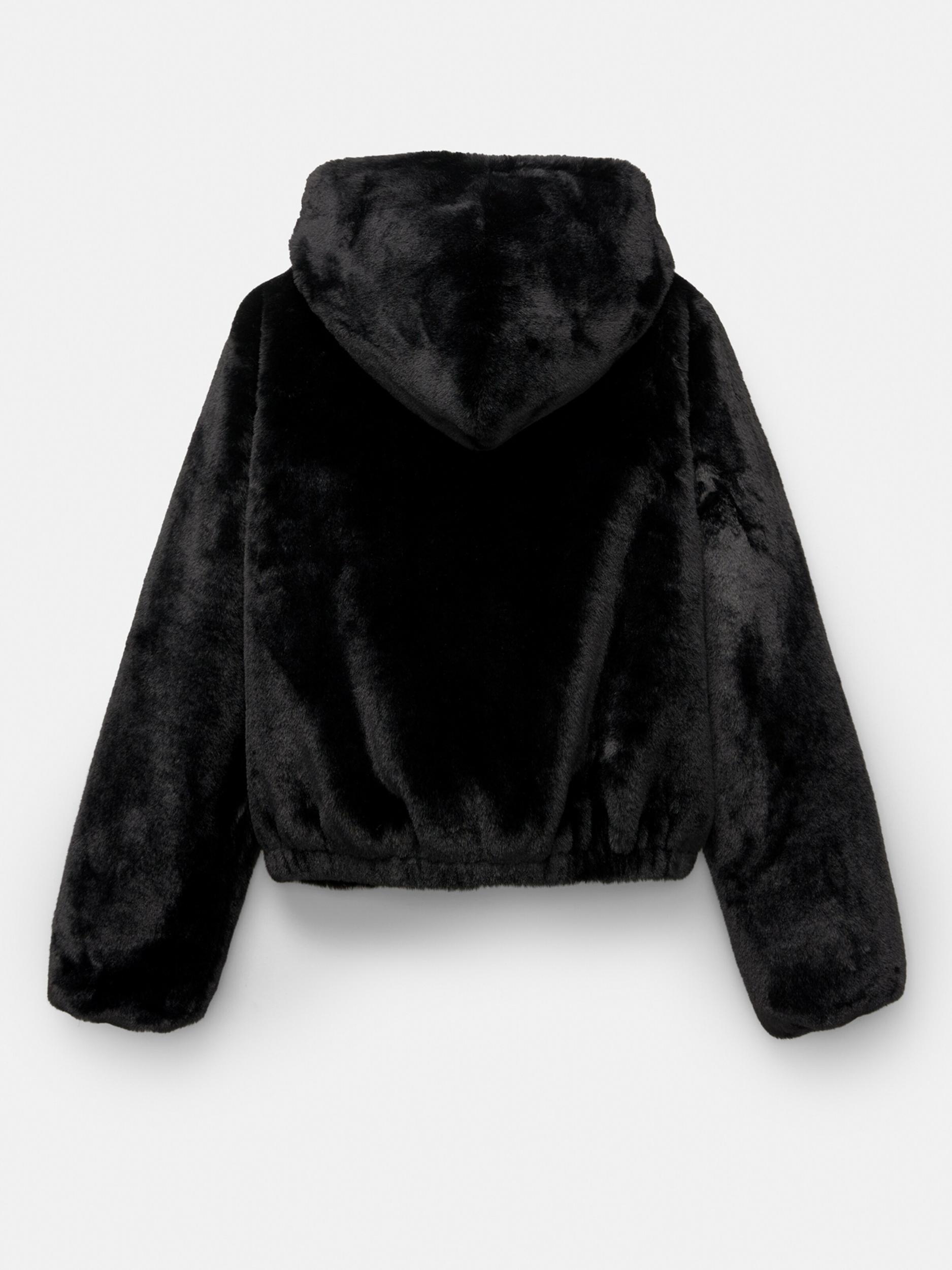 Pull&Bear Geacă de primăvară-toamnă negru - GLAMI.ro