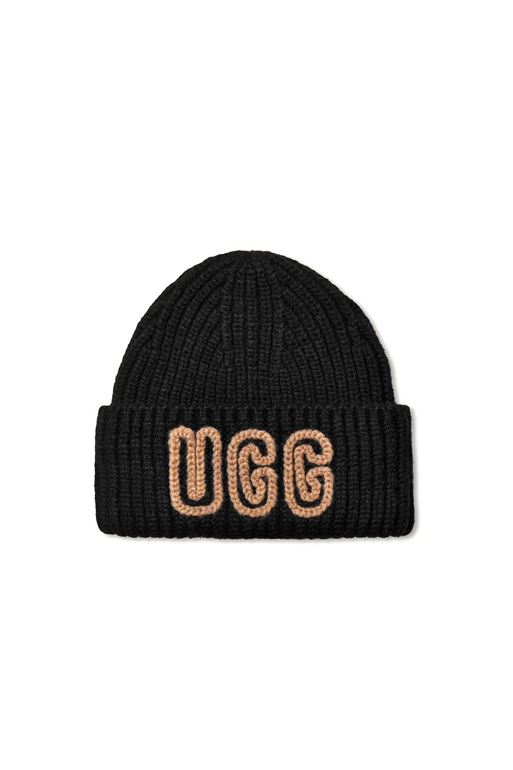 UGG Fes Chunky Crafted Rib Beanie 102345 0071 black - GLAMI.ro