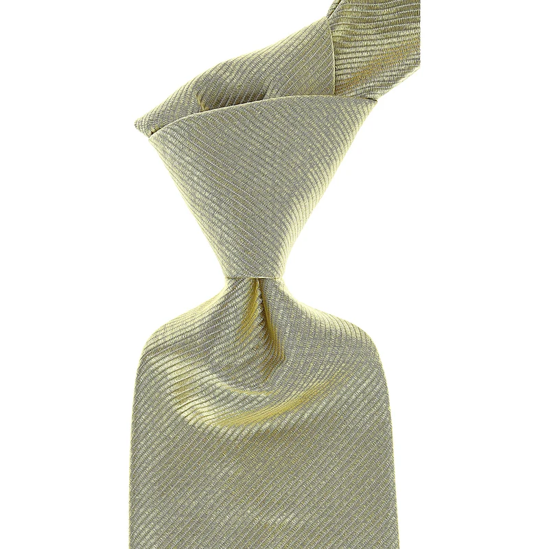Raffaello Cravate La Reducere, Metallic Gold, Mătase, 2024 - GLAMI.ro
