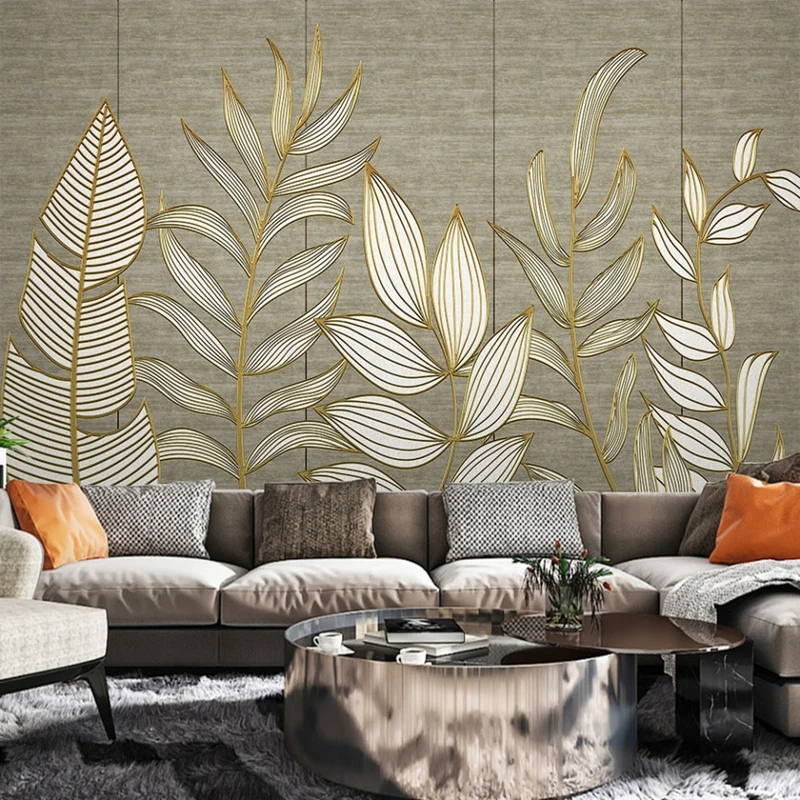 Fototapet Personalizat Flori Albe cu Contur Galben (Selecteaza ...