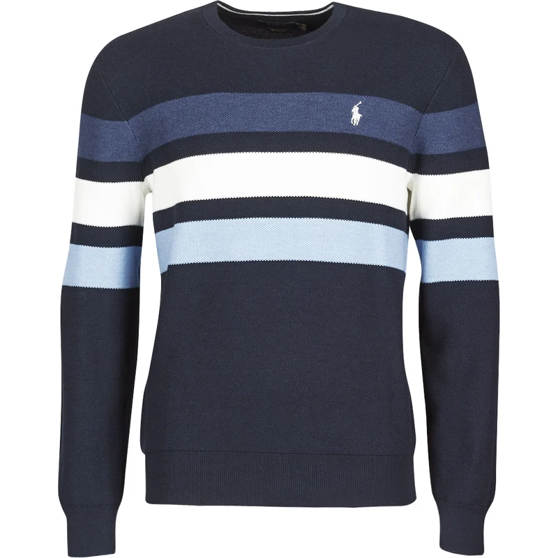 Polo Ralph Lauren Pulovere Bărbați PULL COL ROND TEXTURE RAYE EN COTON ...