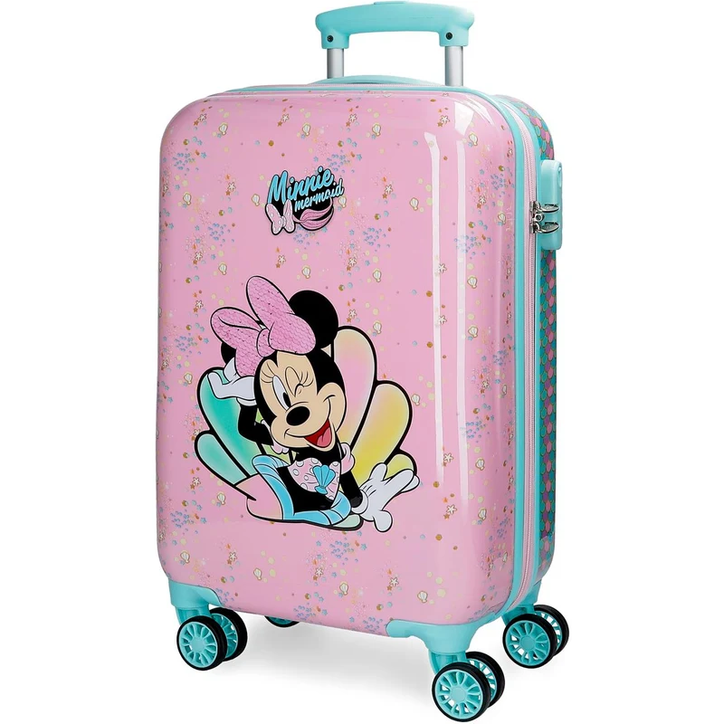Disney Minnie Troler cabina ABS Minnie Mermaid, 55x34x20 cm - GLAMI.ro