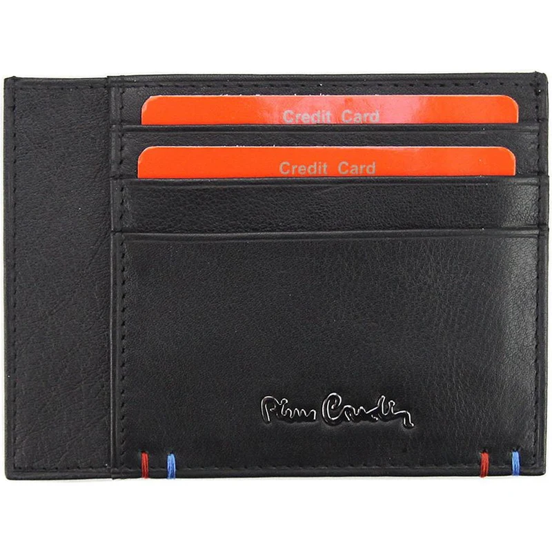 Pierre Cardin | Port card barbati din piele naturala GPB046, Negru ...