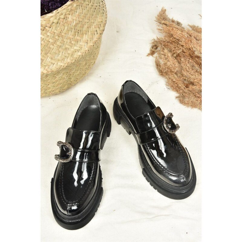 Fox Shoes Black Patent Leather Women's Casual Shoes - GLAMI.ro