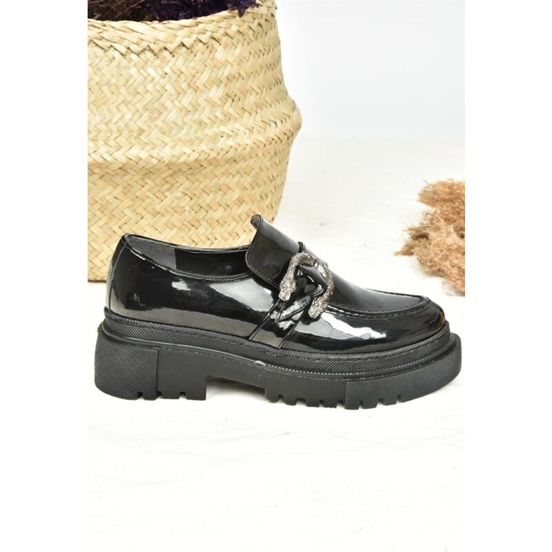 Fox Shoes Black Patent Leather Women's Casual Shoes - GLAMI.ro
