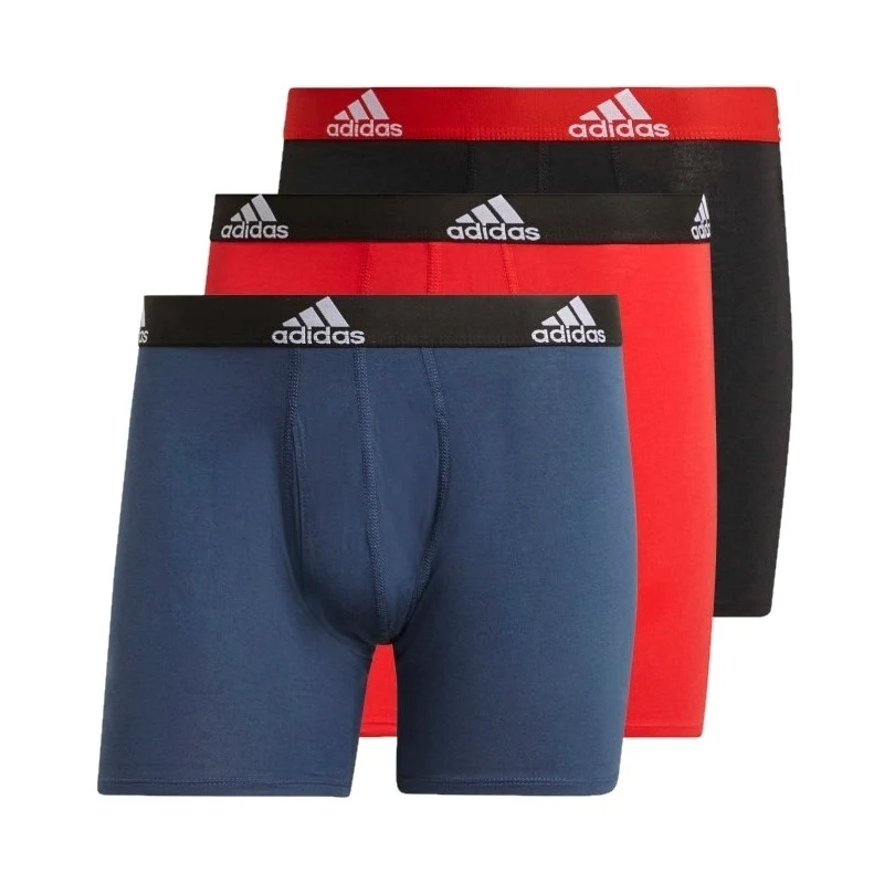 adidas Boxeri adidas Logo Boxer Briefs 3 Pairs - GLAMI.ro