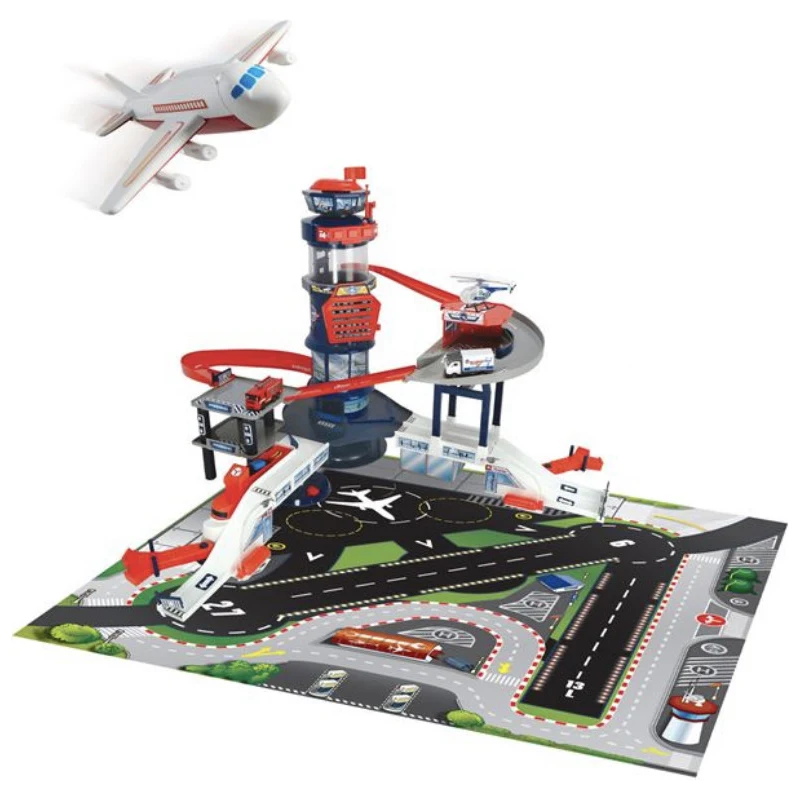 Joc Aeroport Set cu avion si pista cu sunete și lumini - GLAMI.ro