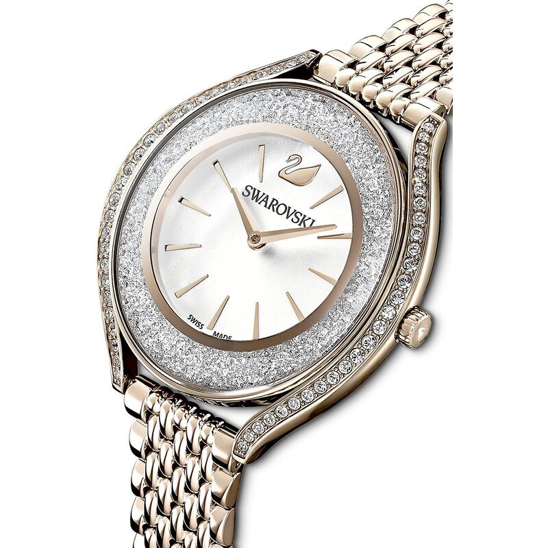 Swarovski ceas 5519456 Crystalline Aura femei, culoarea auriu - GLAMI.ro