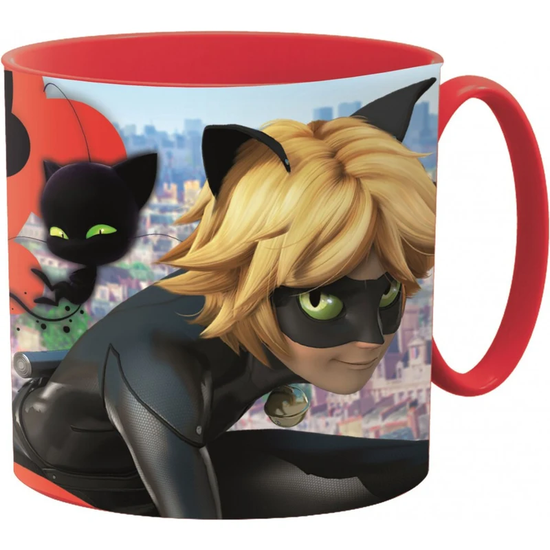 Miraculos: Buburuza și Motan Noir Heroes cană micro 265 ml - GLAMI.ro