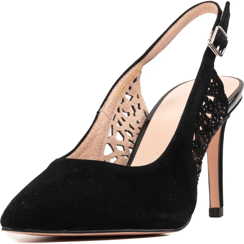 Epica Saboti eleganti dama, piele naturala, D02022SS0712006 01-I, negru ...
