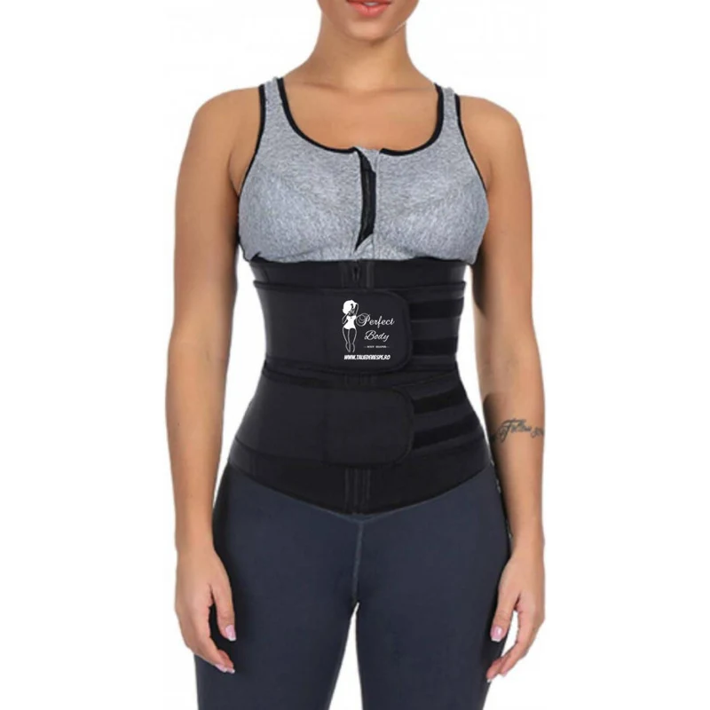 TalieDeViespe Corset Modelator Talie de Viespe -BLACK- Sport Neopren ...