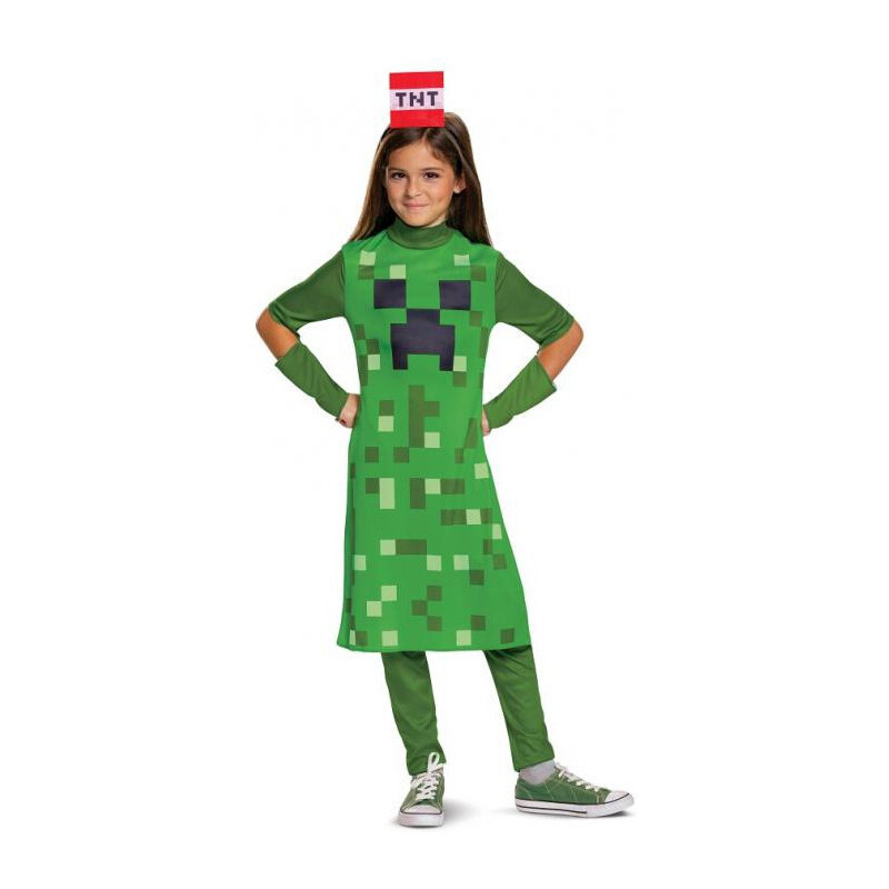 Minecraft Creeper Classic Costum Fetiță 7-8 ani - GLAMI.ro