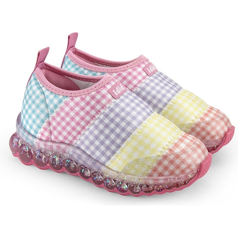 BIBI Shoes Pantofi Sport LED Bibi Roller Celebration Vichy - GLAMI.ro