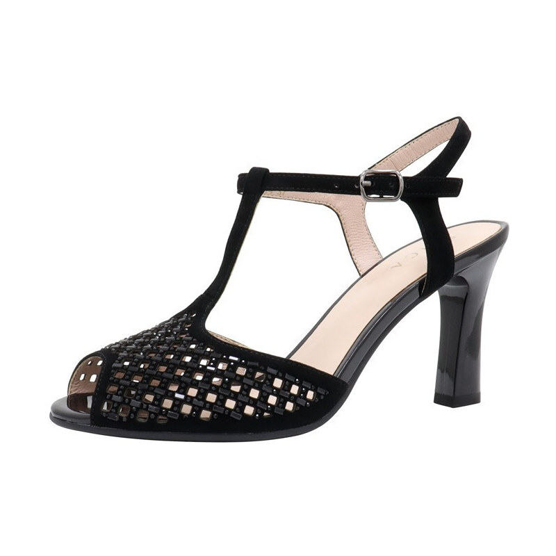 Sandale dama, Epica, JI1K04-M844-P8563T-01-I-Negru, elegant, piele ...