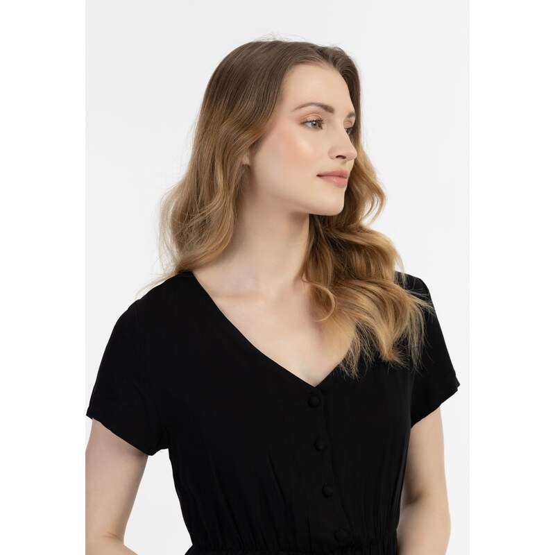 usha BLUE LABEL Rochie de vară negru - GLAMI.ro
