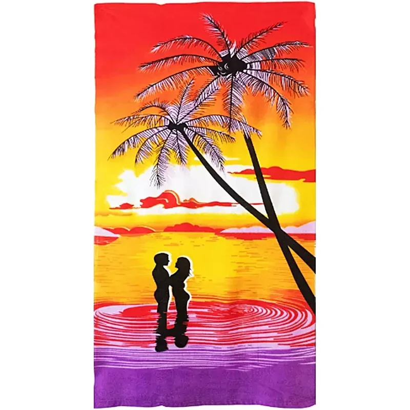 Prosop plaja, 150 x 70 cm, model indragostiti in mare, magrot 20350 ...