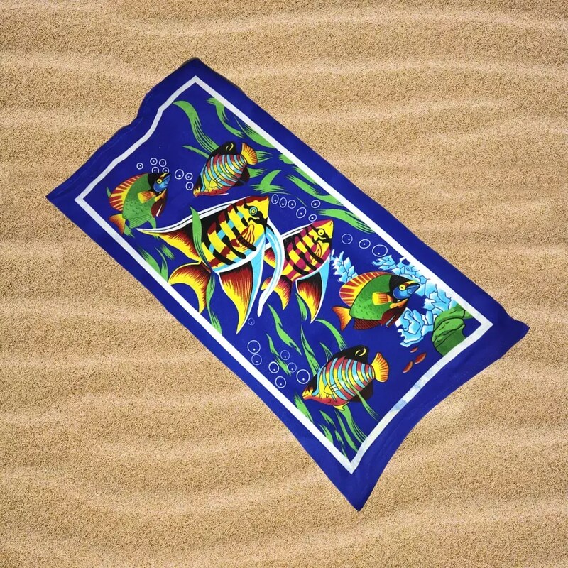 Prosop plaja, 150 x 70 cm, model pesti, magrot 20352 - GLAMI.ro