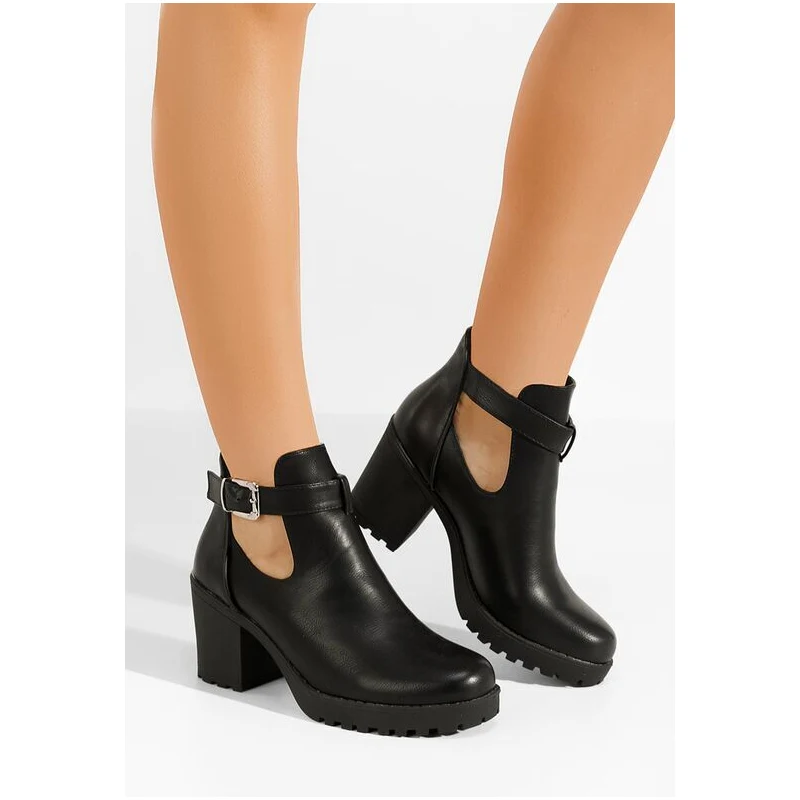 Zapatos Ghete de toamna Nomaria V2 negre - GLAMI.ro