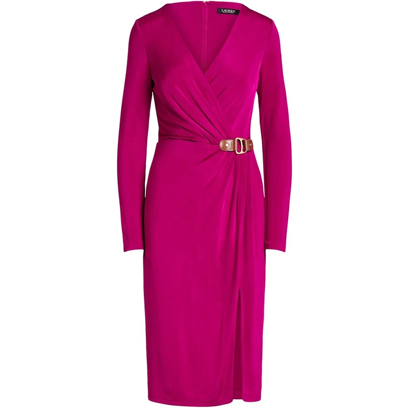 RALPH LAUREN Rochie Str Matte Jersey-Coctail W/Trim 253919794002 purple ...