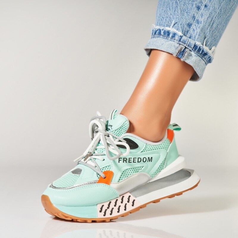 Abc Adidasi Dama Verzi din Piele Ecologica Eleith (MARIME: 36) - GLAMI.ro