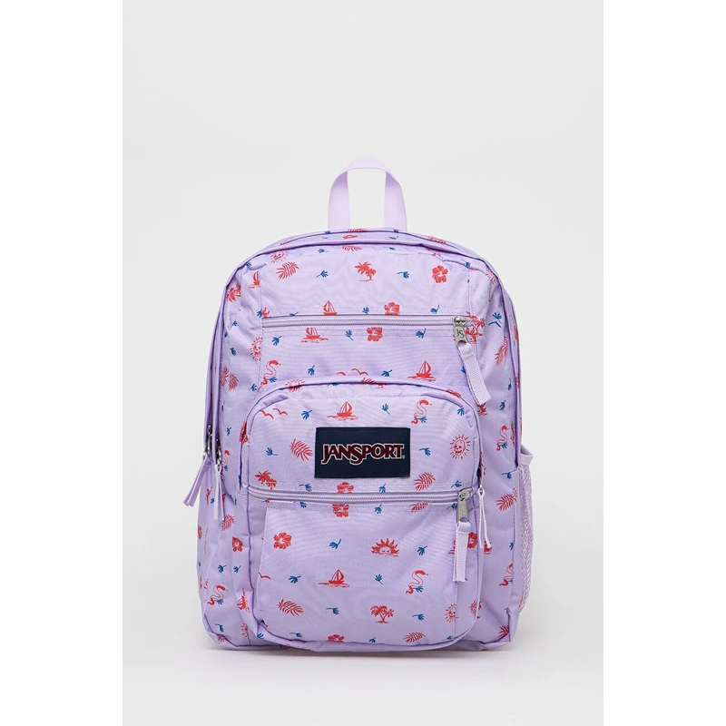 Jansport rucsac culoarea violet, mare, modelator - GLAMI.ro