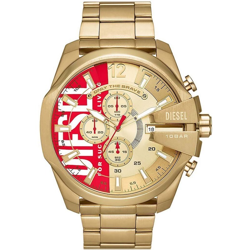 Diesel ceas barbati, culoarea auriu - GLAMI.ro