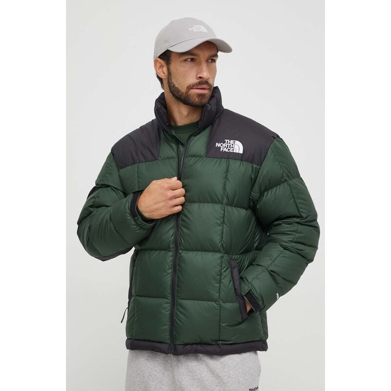 The North Face geaca de puf barbati, culoarea verde, de iarna - GLAMI.ro