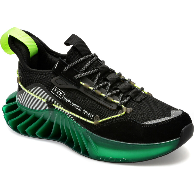 Pantofi GRYXX negri, A30, din material textil - GLAMI.ro
