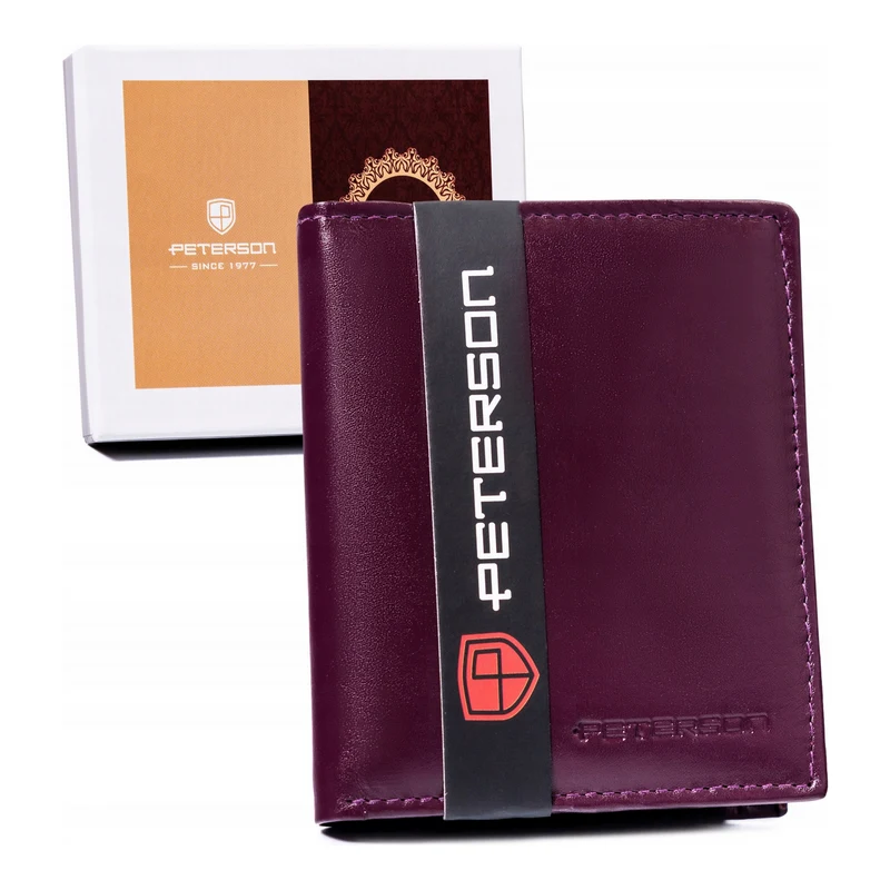 Portofel dama din piele naturala Peterson PTR-PTN RD-230-MCL - GLAMI.ro