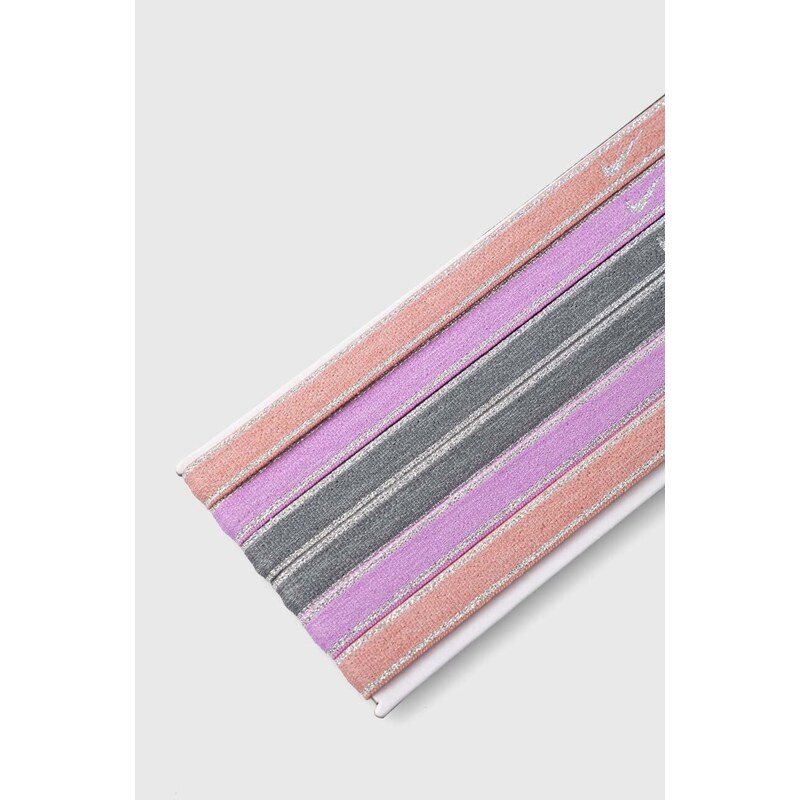 Nike bentite pentru cap Swoosh 6-pack culoarea gri - GLAMI.ro