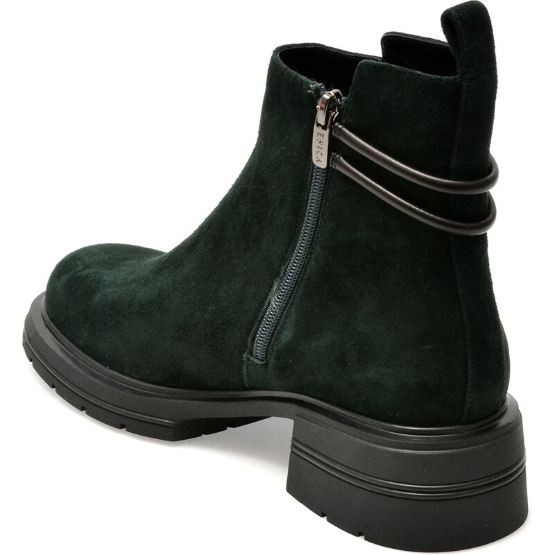 Ghete EPICA verzi, 1F3976, din piele intoarsa - GLAMI.ro