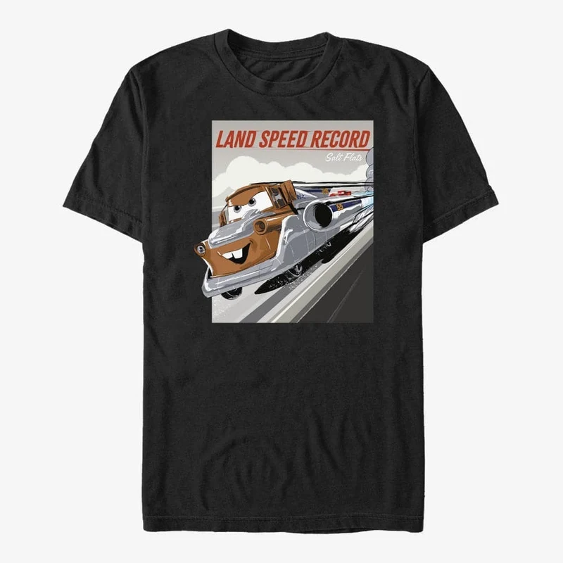 Tricou pentru bărbați Merch Pixar Cars-Cars 2 - Speed Record Unisex T ...